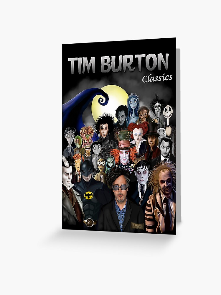 "Tim Burton Classics" Greeting Card by Hvmberto Garza | Redbubble