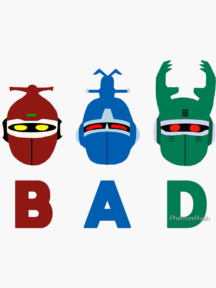 "BIG BAD" Sticker for Sale by PhantomRush | Redbubble