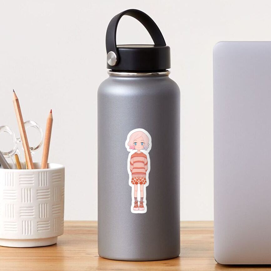 "enid sinclair chibi | wednesday " Sticker for Sale by eccopia | Redbubble