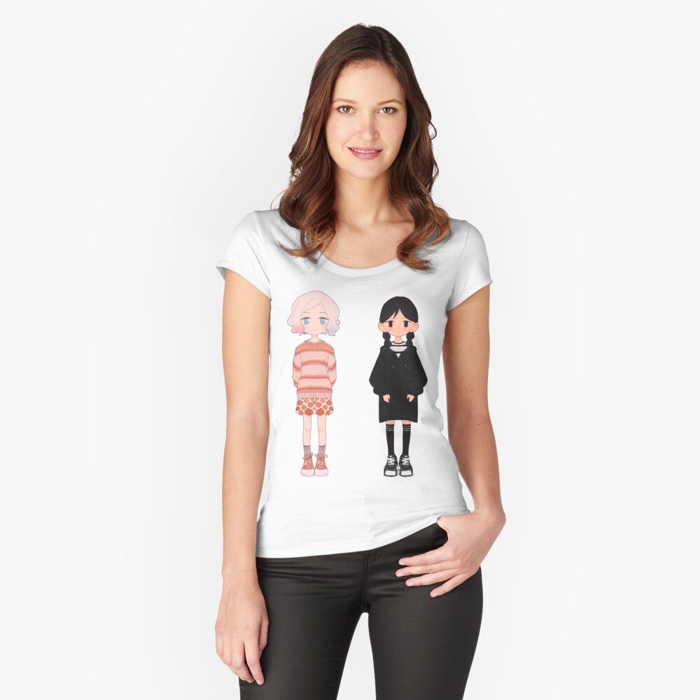 "enid and wednesday ♥" Sticker for Sale by eccopia | Redbubble