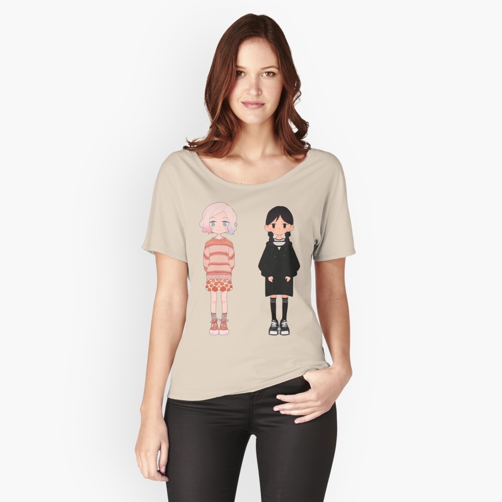 "enid and wednesday ♥" Sticker for Sale by eccopia | Redbubble