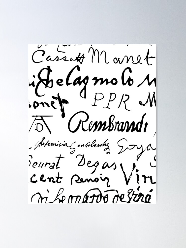 Famous Artist Signatures And Monograms