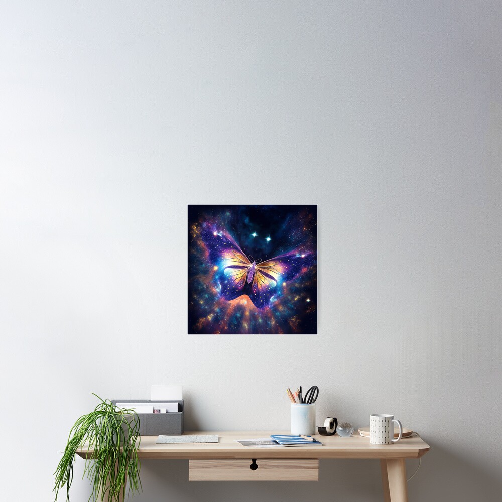 "Astral Butterfly" Poster for Sale by mikecosper | Redbubble