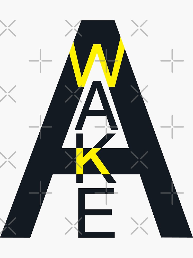 "Being Awake is a State of Mind" Sticker for Sale by paintdust | Redbubble