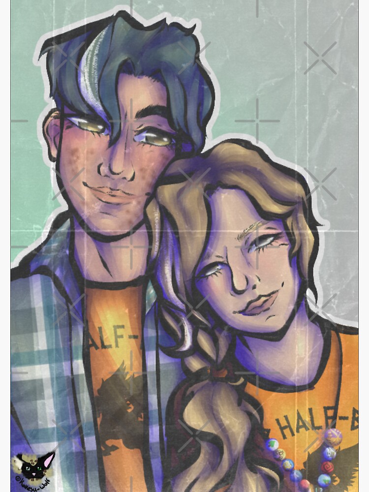 "Percabeth" Sticker for Sale by RiordanverseG | Redbubble
