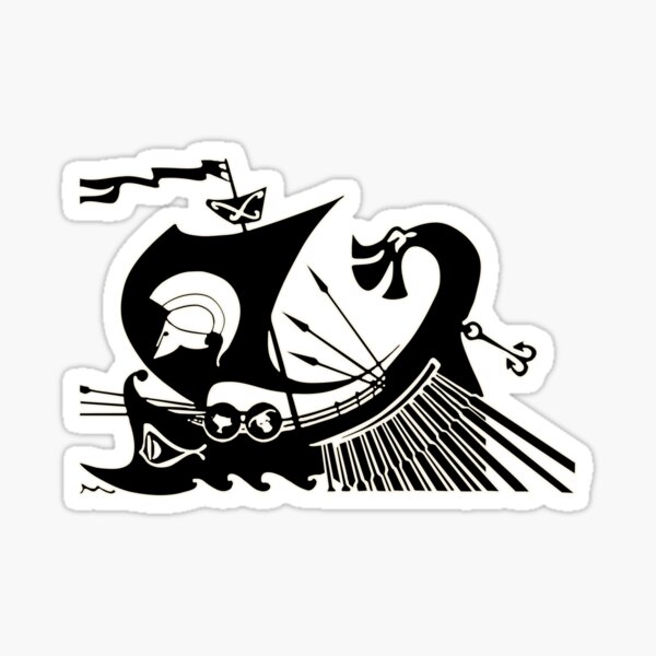"The Argo" Sticker for Sale by frederic Lecut | Redbubble