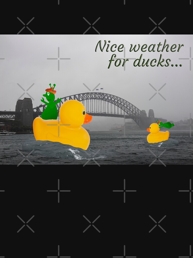 "Cartoon Grüntyers weather forecast - nice weather for ducks ...