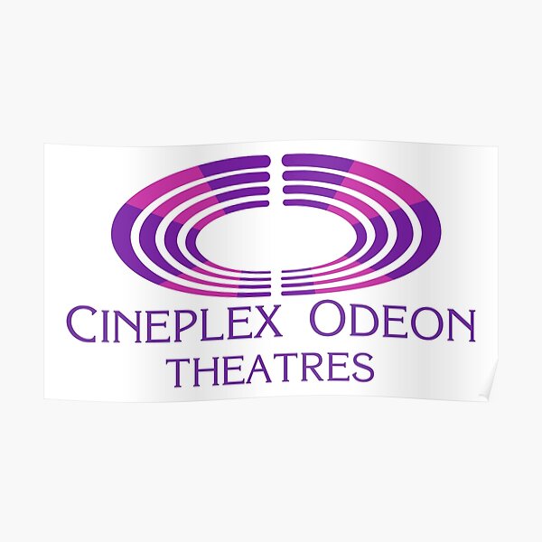 "Cineplex Odeon Theatres" Poster for Sale by GoalieTurtle | Redbubble