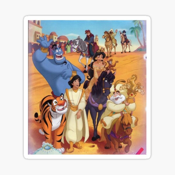 "aladdin " Sticker for Sale by Solasta98 | Redbubble