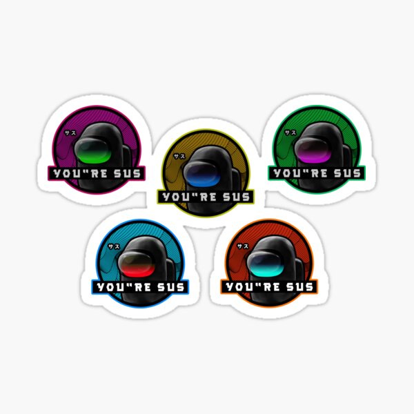 "You are sus funny vintage aesthetic" Sticker for Sale by ALIENATIVED ...