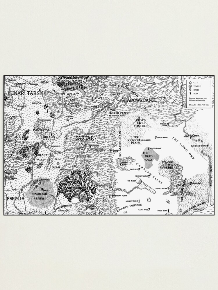 "RQ2 DRAGON PASS AND PRAX Map" Photographic Print for Sale by Chaosium ...