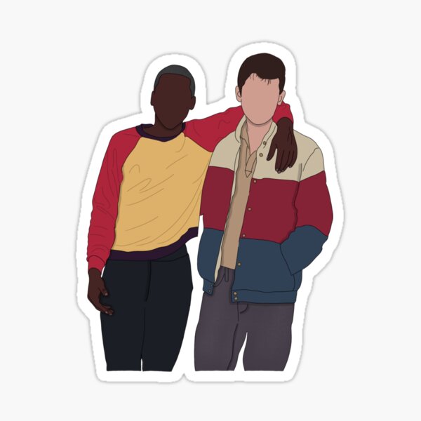 "Otis and Eric " Sticker for Sale by WildRoverss | Redbubble