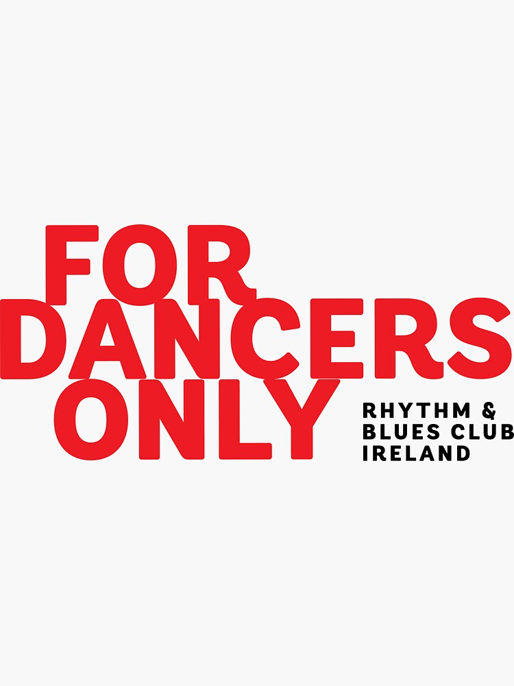"Official For Dancers Only Logo" Sticker for Sale by Studio45Ireland ...