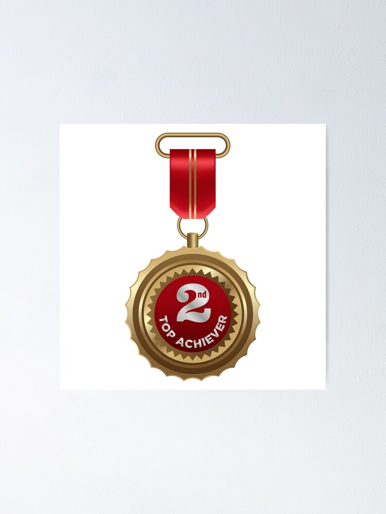 "Second Top Target Achiever, Winner of this month, Silver medal" Poster ...