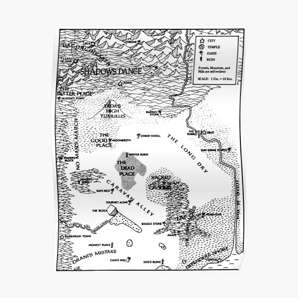 "RQ2 PRAX Map (pairs with RQ2 DRAGON PASS Map)" Poster for Sale by ...