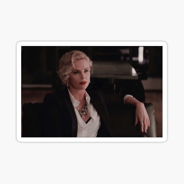 "charlize theron" Sticker for Sale by bunchagarbo | Redbubble