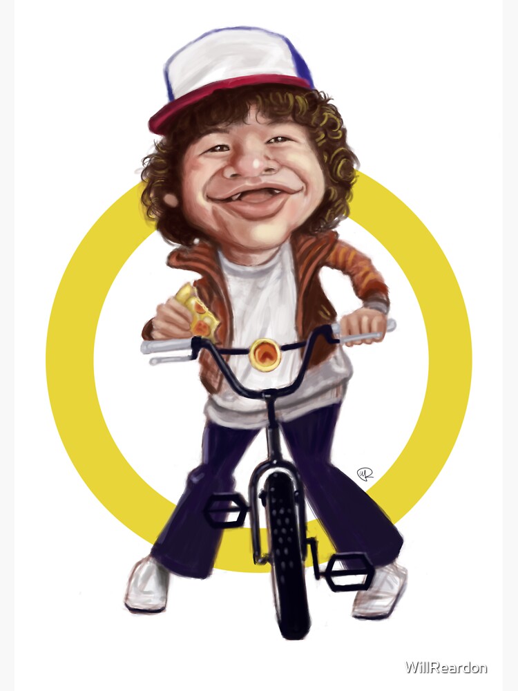 "Dustin - Stranger Things" Sticker for Sale by WillReardon | Redbubble