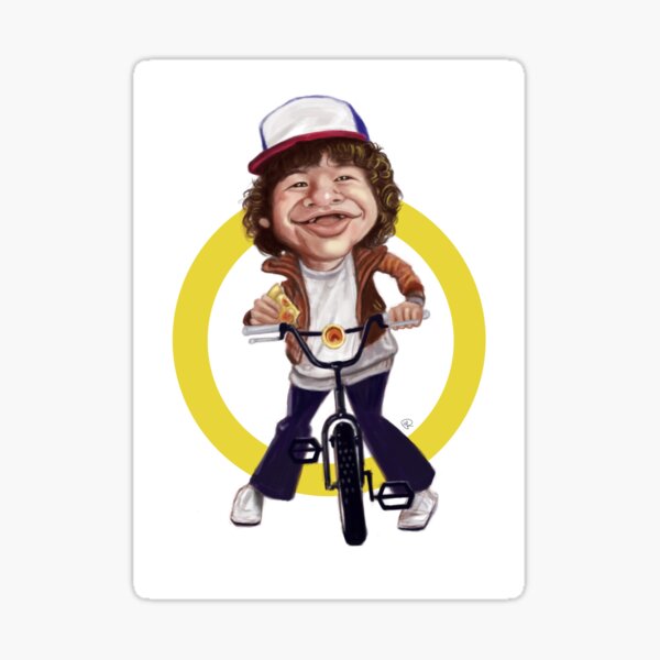 "Dustin - Stranger Things" Sticker for Sale by WillReardon | Redbubble