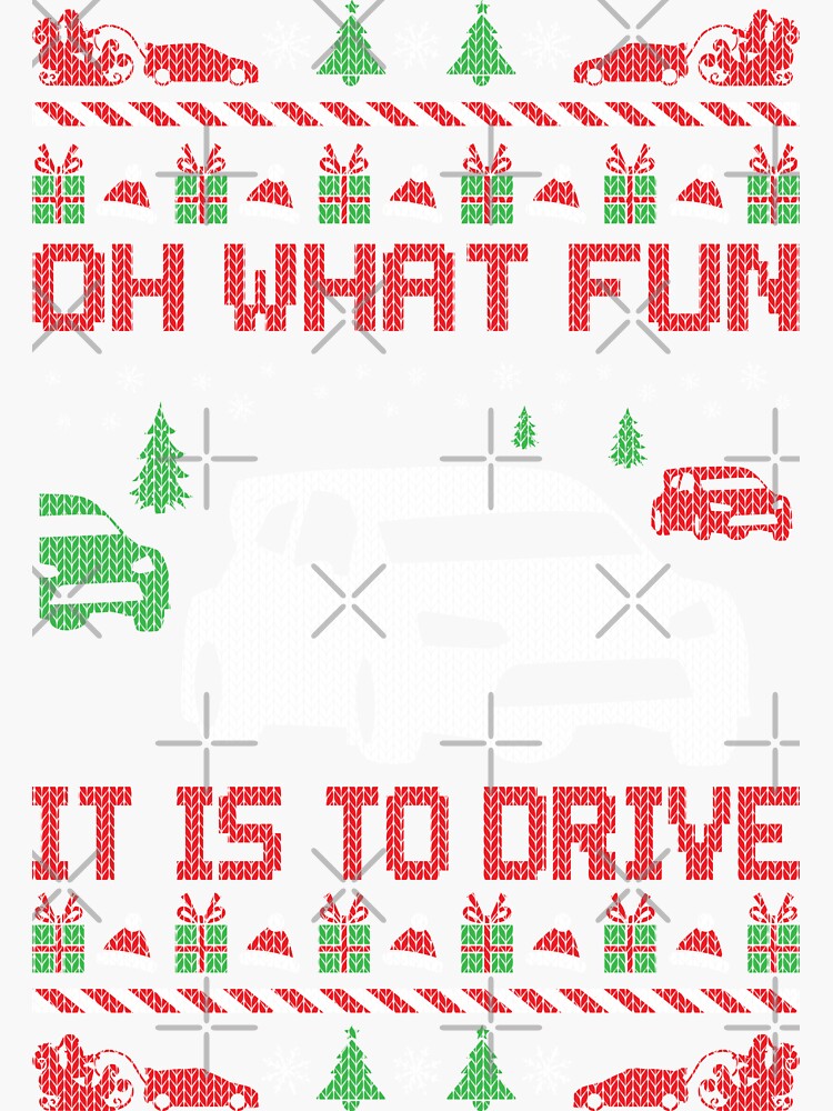 "Rally Car Race Christmas" Sticker for Sale by offroadstyles | Redbubble