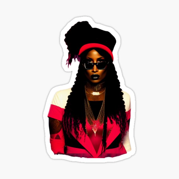 "Gangsta Boo: A Tribute" Sticker for Sale by Basunat | Redbubble