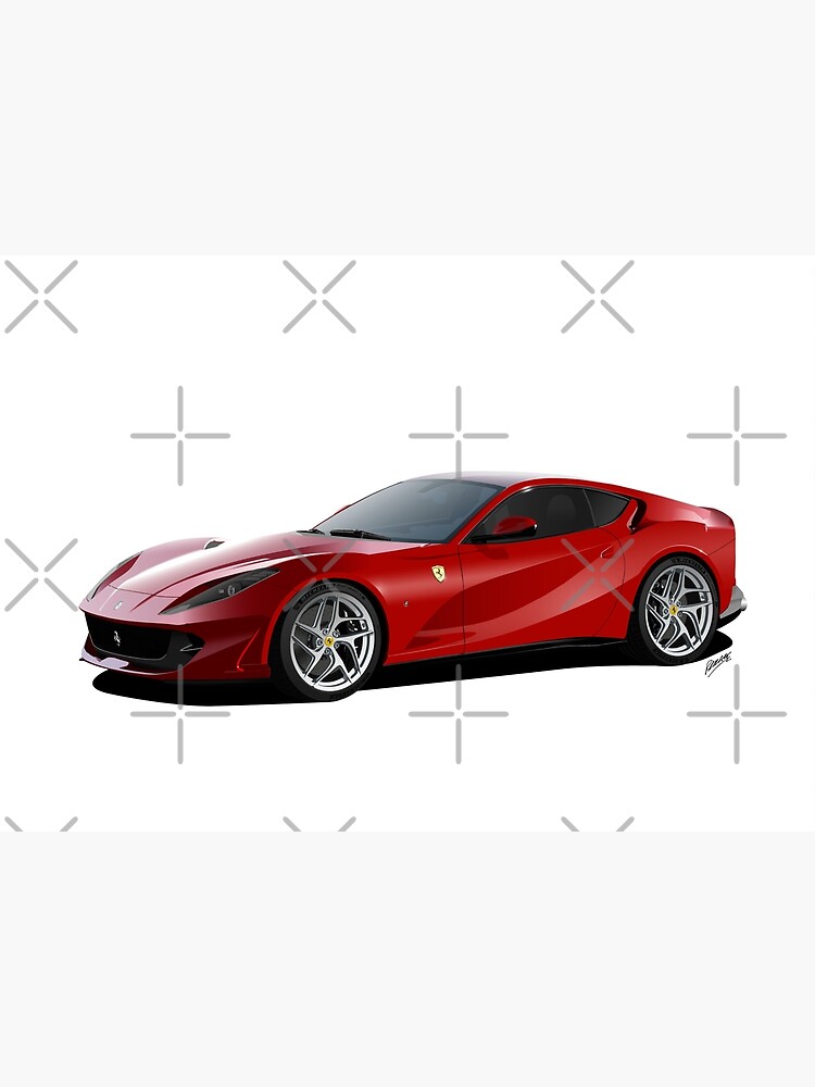 "Ferrari 812 Superfast" Art Print for Sale by rlart | Redbubble