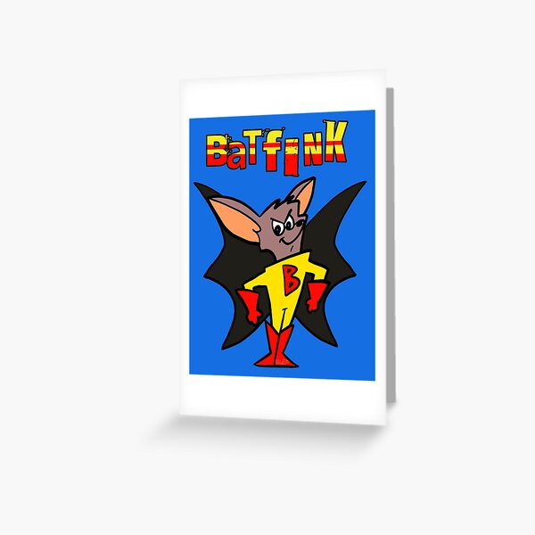 "Batfink Cartoon" Greeting Card for Sale by FunnehGacha | Redbubble