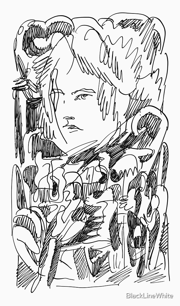 "Abstract Ink Drawing" by BlackLineWhite | Redbubble