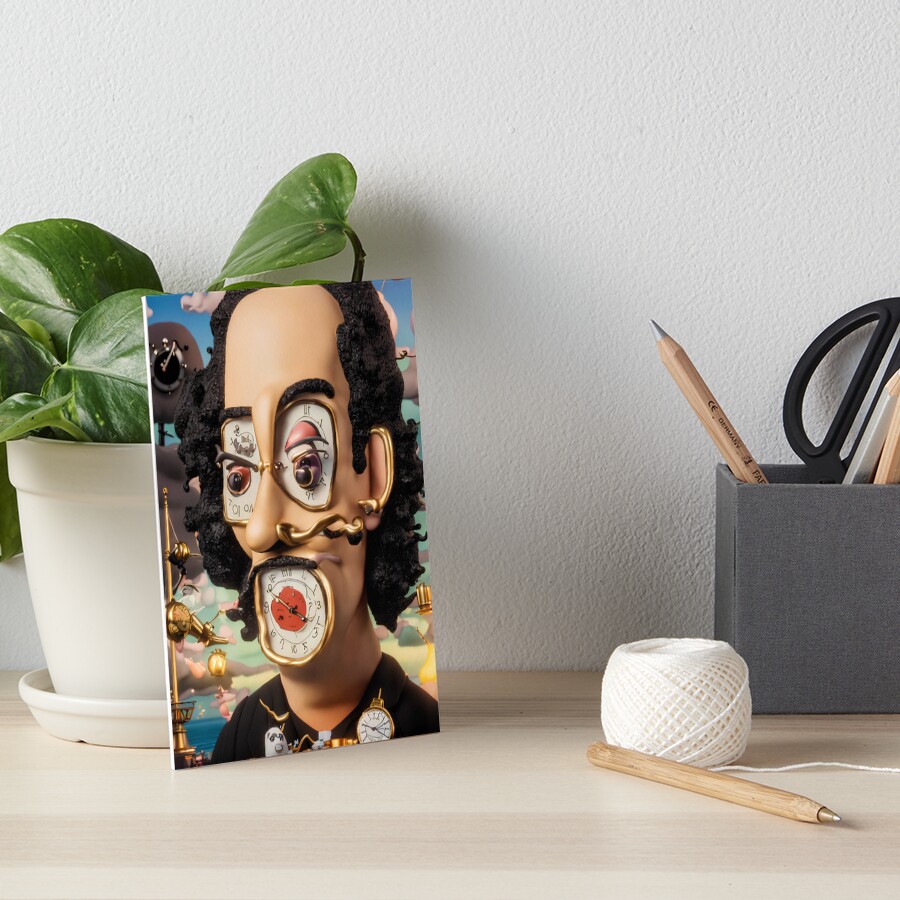 "Surreal Surrealist Clock Face Man " Poster for Sale by ryanharrison ...