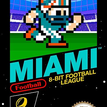 "Miami Dolphins (8-bit Videogames Cartridge)" Essential T-Shirt for ...