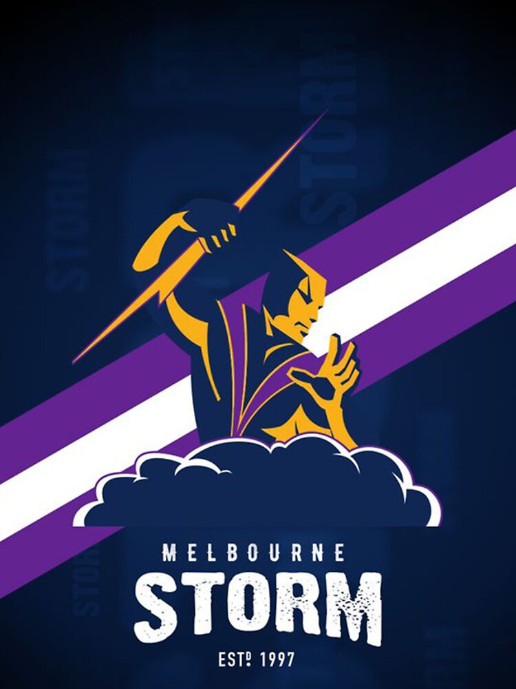 "MELBOURNE STORM NRL Wallpaper" iPhone Case by CGBOUTIQUE | Redbubble