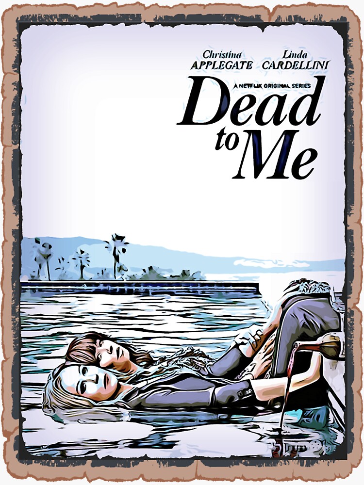 "dead to me " Sticker for Sale by ranlamoArt | Redbubble