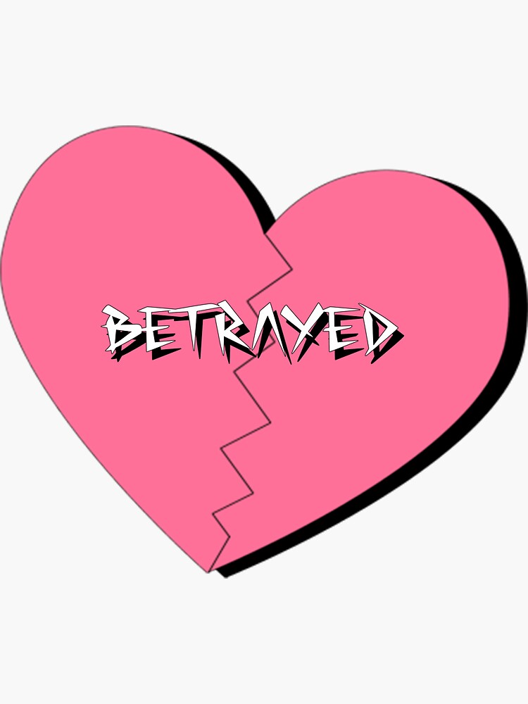 "Betrayed" Sticker by Deric5 | Redbubble