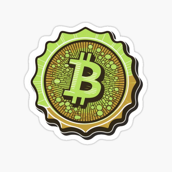 "Bitcoin" Sticker for Sale by PopSoda2 | Redbubble