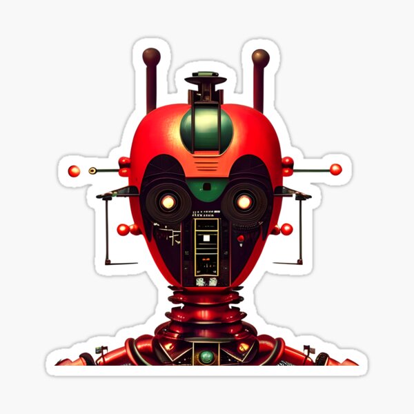 "ROBOTS AUSTRALIA" Sticker for Sale by starfishstuff | Redbubble
