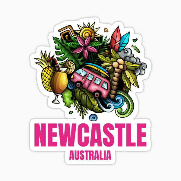 "Newcastle, NSW | Australian Symbols" Sticker for Sale by krisworld ...