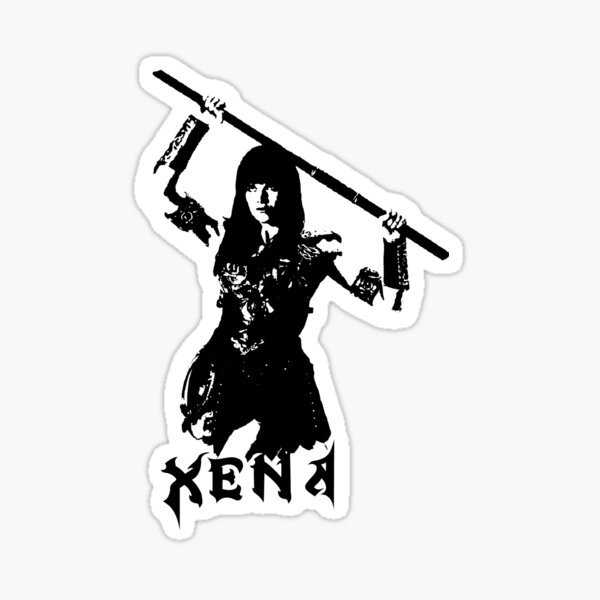 "Xena popatt" Sticker for Sale by Domiilustra | Redbubble