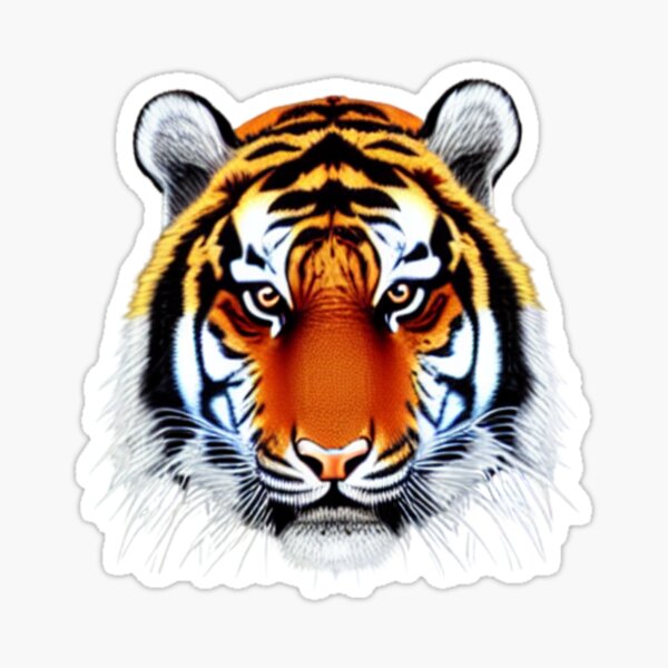 "Fear The Tiger Fear Da Tiger" Sticker for Sale by nhstaruna | Redbubble