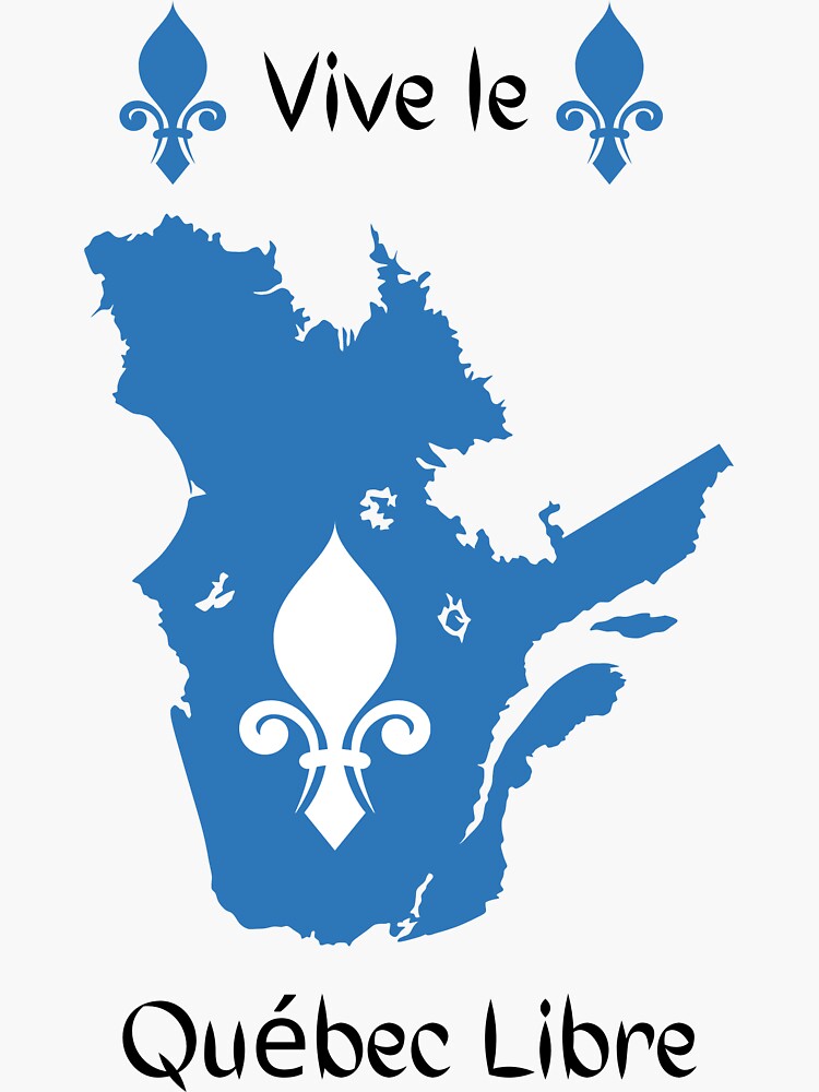 "Quebec Libre" Sticker for Sale by yanginter1908 | Redbubble