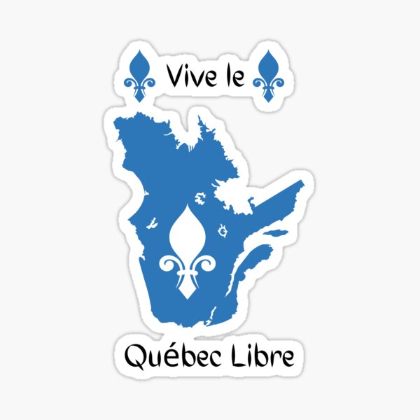 "Quebec Libre" Sticker for Sale by yanginter1908 | Redbubble