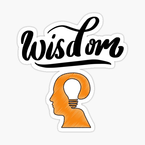 "Wisdom" Sticker for Sale by AliConcept | Redbubble