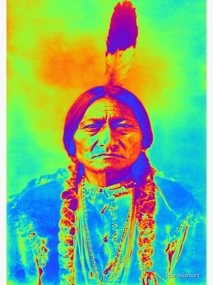 " Sitting Bull" Art Print by Icarusismart | Redbubble