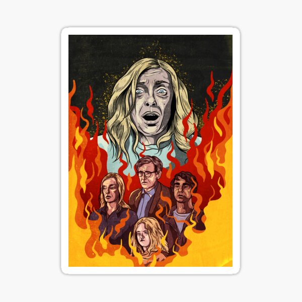 "Hereditary" Sticker for Sale by ribncheese | Redbubble