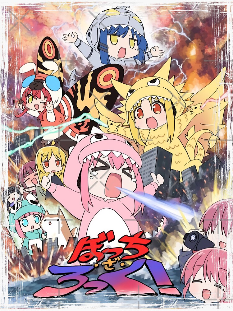 "Bocchi the Rock Chibi" Sticker for Sale by Neelam789 | Redbubble