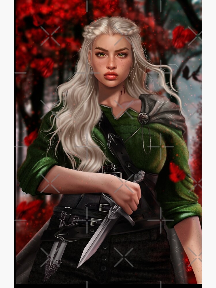 "Seraphena Mierel from A Shadow In The Ember" Poster by Bookhemisferium ...