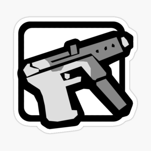 "Gta San Andreas smg " Sticker for Sale by crisisbootleg | Redbubble