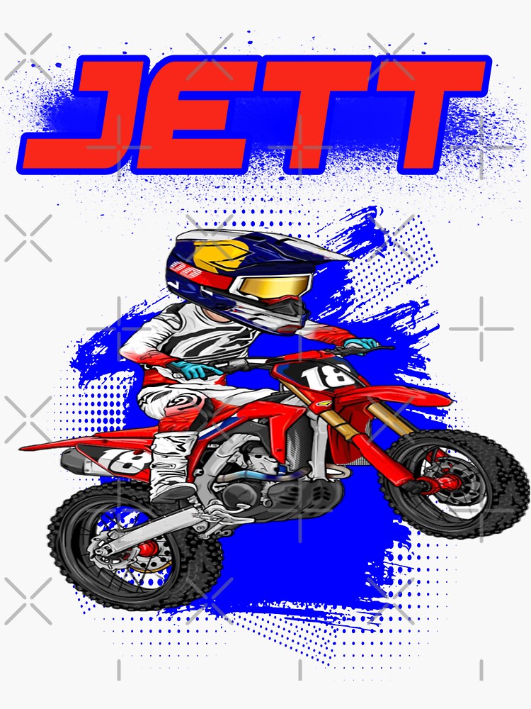 "Jett JL18 Lawrence motocross legend Dirt bike Champion 18 Gift Design ...