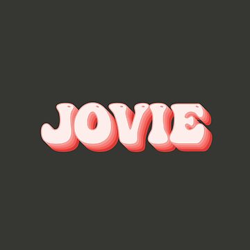 "Jovie - Name" Sticker for Sale by kindxinn | Redbubble