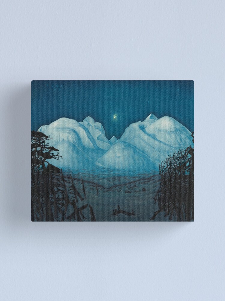 Leinwanddruck for Sale mit "Winternacht Rondane von Harald Sohlberg ...