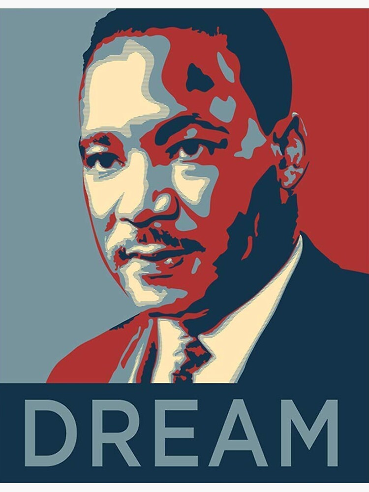 "MLK Dream" Sticker for Sale by SpikeSpiegelito | Redbubble