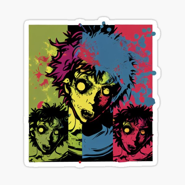 "Zombies Pop Art 5" Sticker for Sale by popurbanart | Redbubble